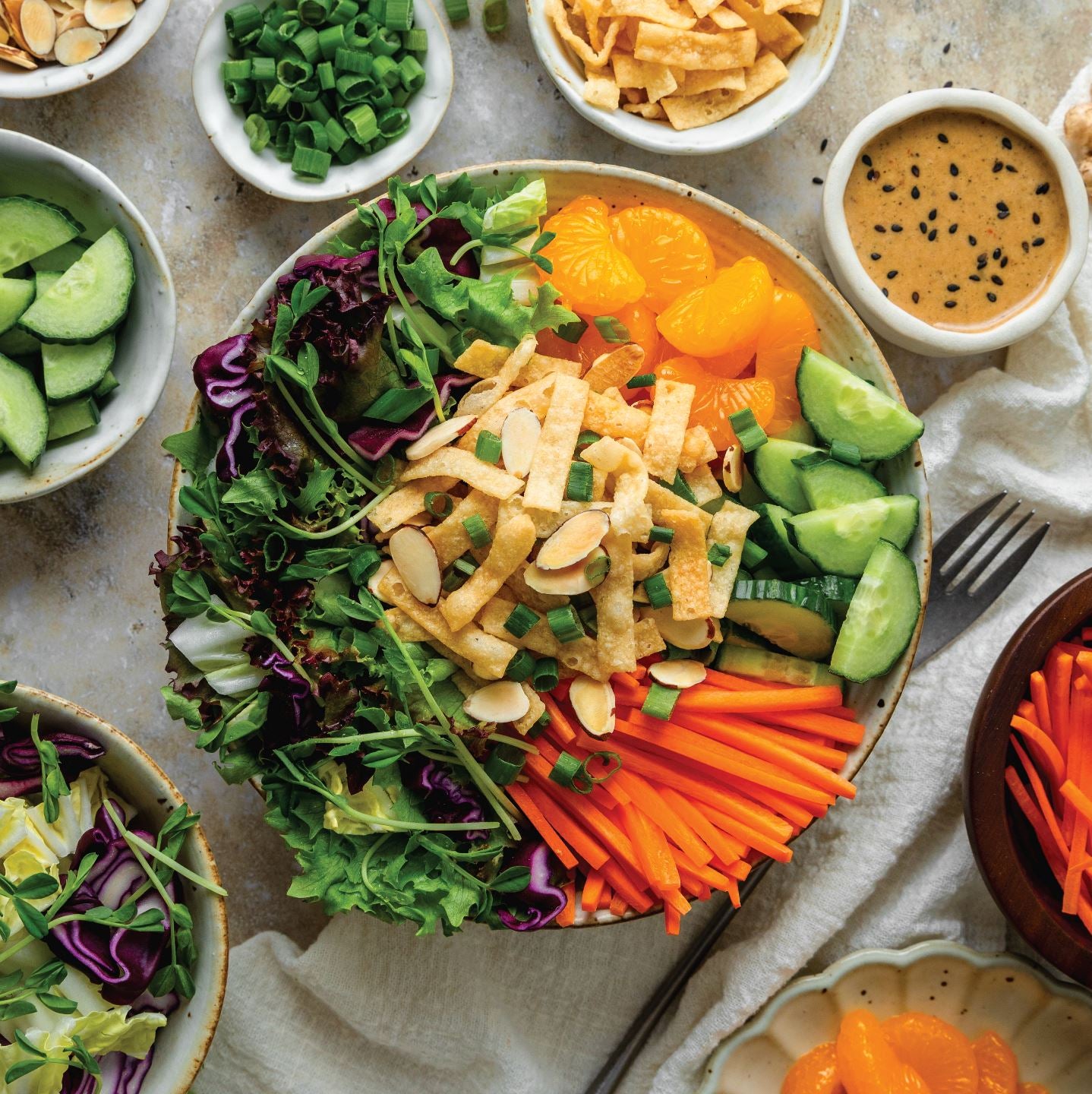 Mandarin Sesame Salad – Inspired Go